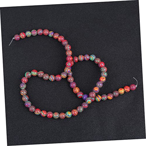 48pcs Bracelets in Bulk Jewelry Accessories Gemstone Bracelets Jewelry Making Accessories Malachite Beads DIY Accessories Kit Beading Kits Jewelry Beads Loose Beads Spacer Beads