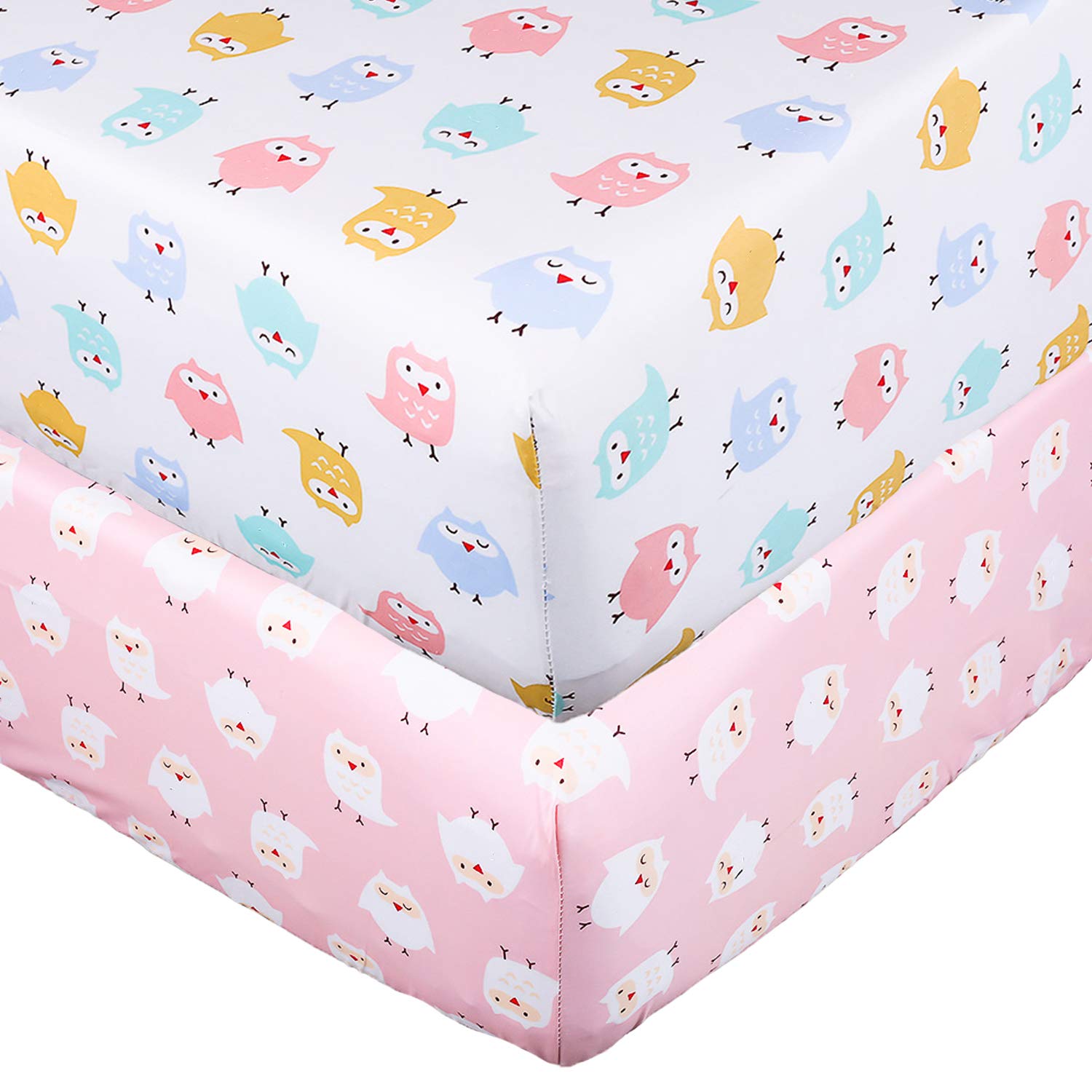UOMNY Toddler Pillowcases 18 * 13 and Crib Sheet 52 * 28