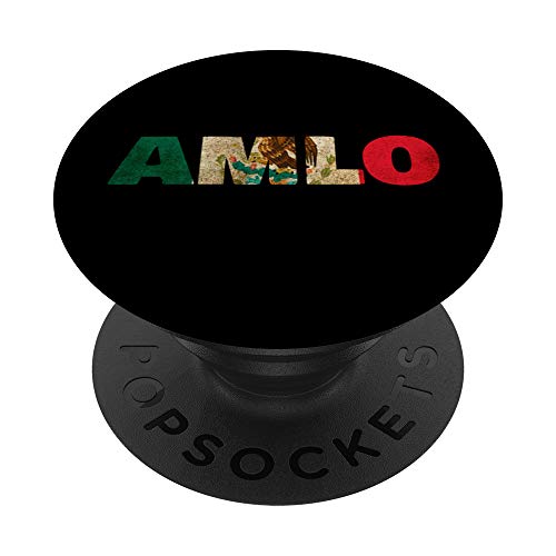 AMLO Andres Manuel Lopez Obrador Mexican President Gift PopSockets PopGrip: Swappable Grip for Phones & Tablets