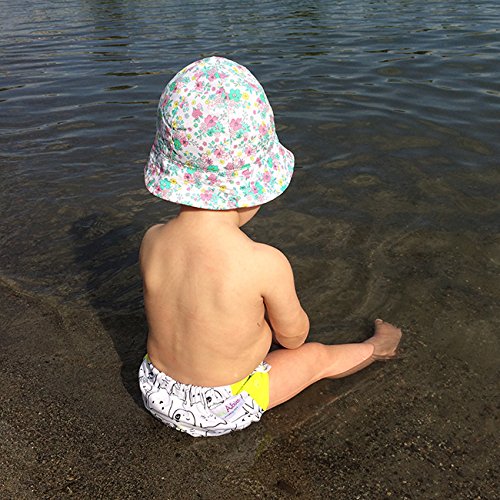 Hybrid Cloth Diaper - Reusable Training Pants, Swim Diaper, Special Needs Briefs, Fits from Baby up to 10 Years (Size 3, Rainbow)