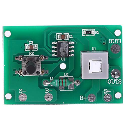 2Pcs SS1208 Solar Lamp String Controller Module Control Circuit Board with Switch 1.2V 100mA 8 Kinds Light Mode Solar Lawn Lamp Control Board