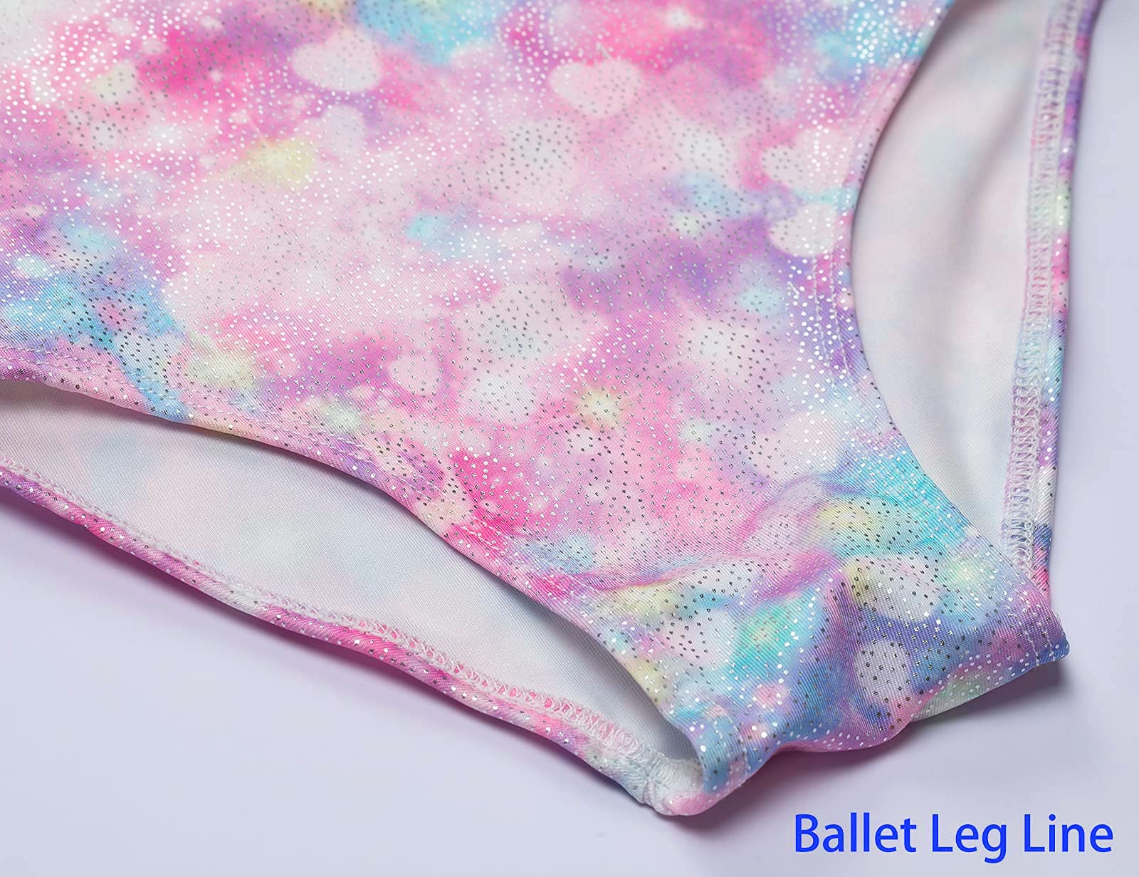 Domusgo Toddlers Girls Gymnastics Leotards Size 2t 3t Long Sleeve Sparkly Rainbow Love Heart Outfits