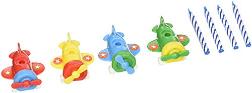 Airplane Candle Holders with Candles