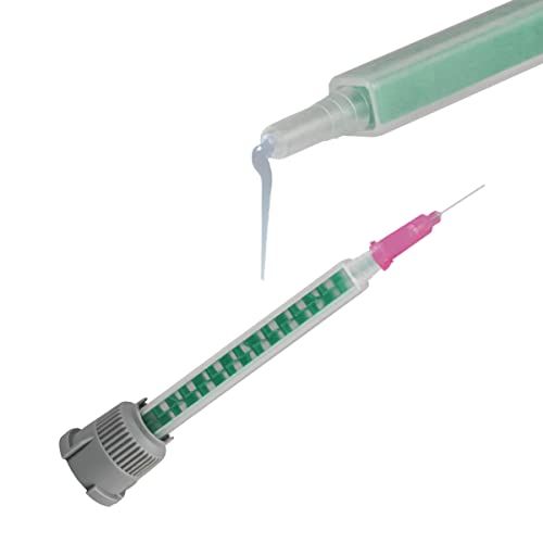 20 Pieces Epoxy Adhesive Mixing Nozzle Tip Resin Mixer Adhesive Gun Applicatior for 50ml/1.7oz(1:1Ratio)