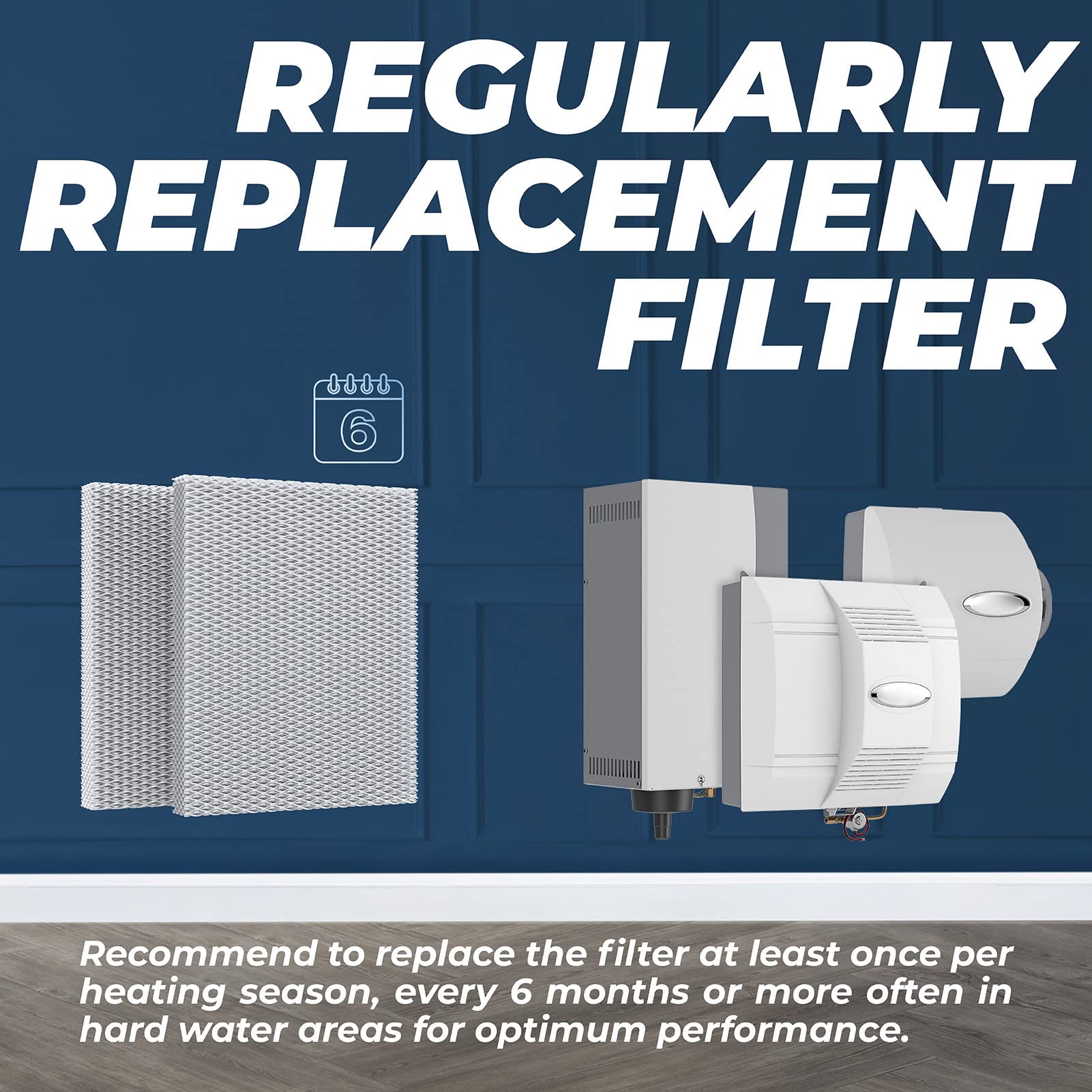 35 Water Panel Compatible with Aprilaire Humidifier,Model 35 02 Replacement Filter 2 Pack for Aprilaire 350,560,560A,568,600,600A,600M,700,700A Humidifier Pad,Whole House Humidifier Filter