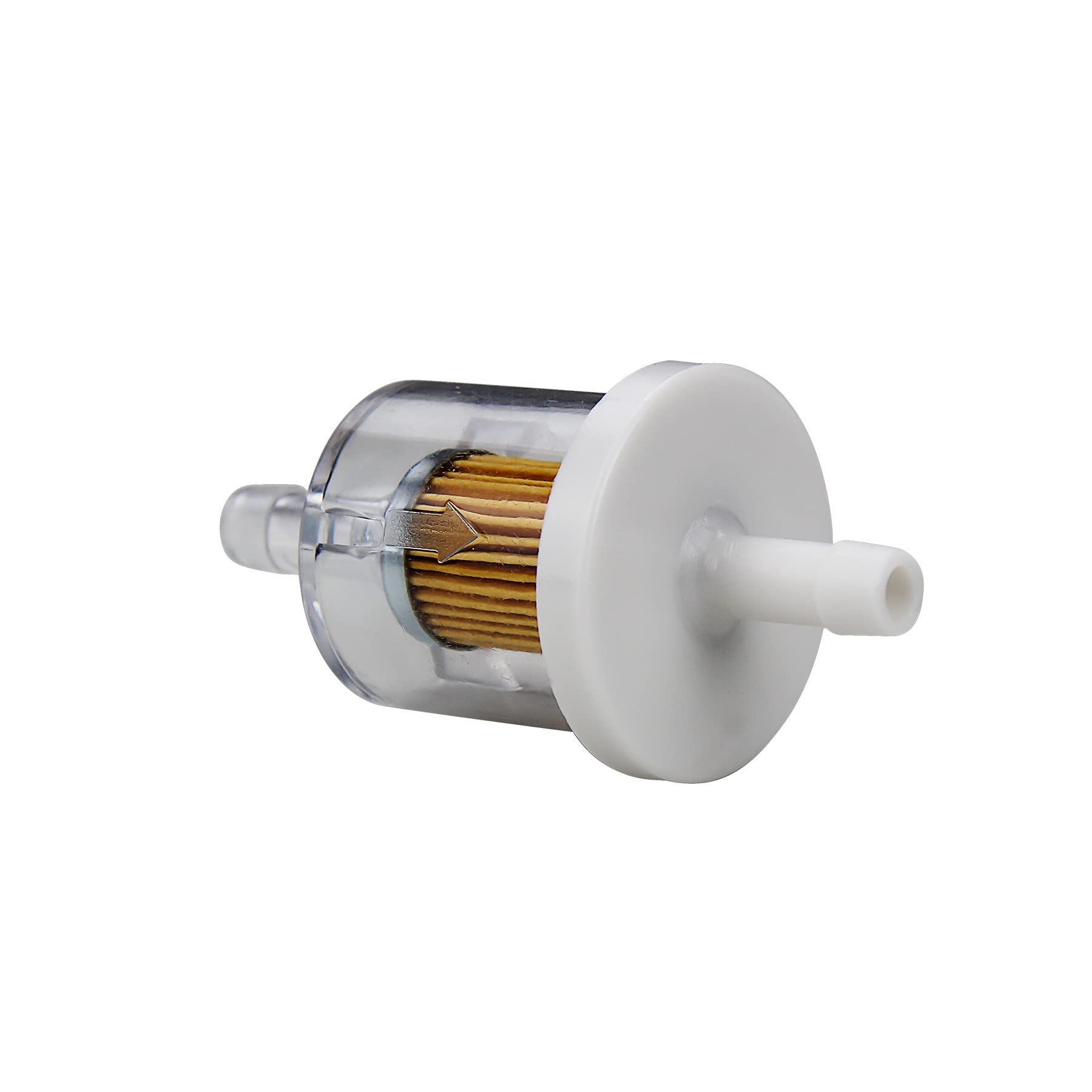 2 Pack 691035 40 Micron 1/4" Inline Fuel Filter assembly Fit for Briggs and Stratton Lawn Mower Accessories replace 493629 5065 691035