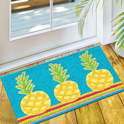 Pineapple Fiesta 20 x 30 Jellybean Accent Rug