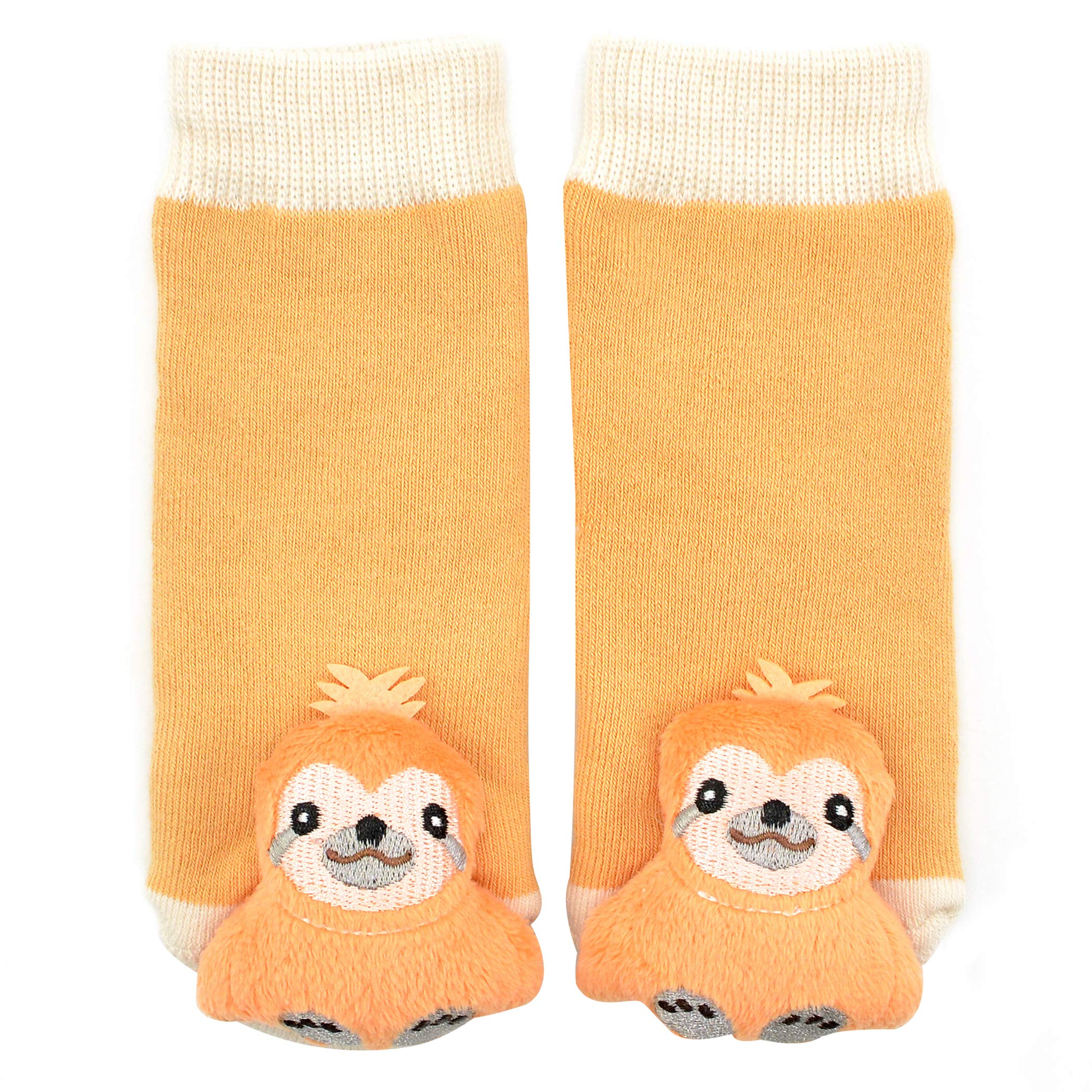 Piero Liventi Lazy Sloth Boogie Toes Rattle Sock, 1 Pair (1-2Y)