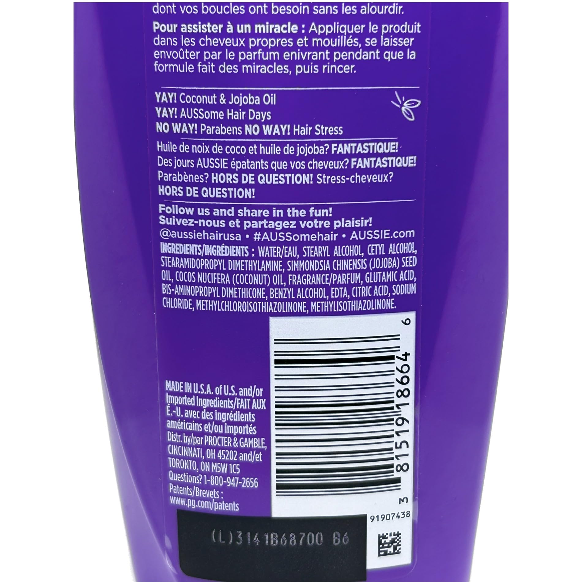 Aussie Conditioner Miracle Curls 12.1 Ounce (360ml) (2 Pack)