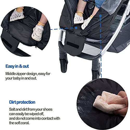 Yobee Weatherproof Toddler Footmuff, Universal Sleeping Bag for Stroller, Comfortable Warm,Temperature Adjustable,100% Safe Toddler Footmuff, Toddler Bunting Bag