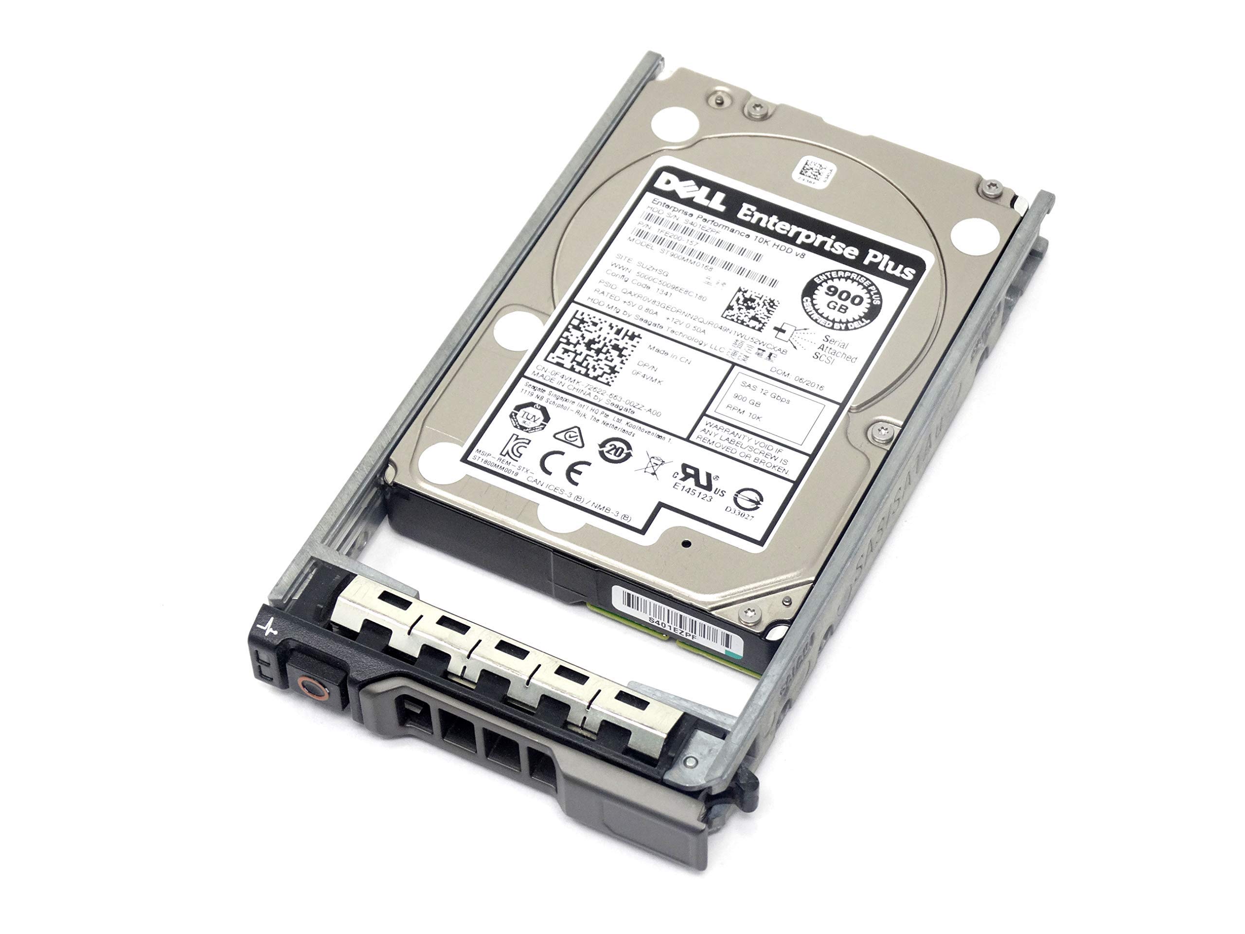 Dell PowerEdge R620 R630 R420 R430 R320 R720 R720xd R730 R730xd Server 900GB 10K 12Gbps 128MB SAS 2.5" HDD Enterprise Class Hard Drive (Certified Refurbished) (Renewed)