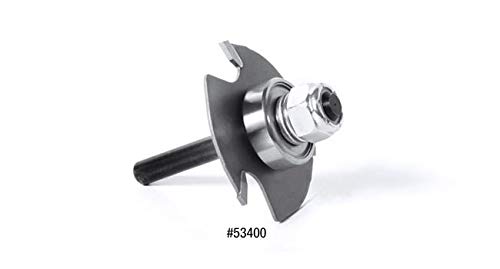 Amana Tool - (53404) Slotting Cutter Assembly 3 Wing x 1-7/8 Dia x 3/32 x 1/4 Inch Shank