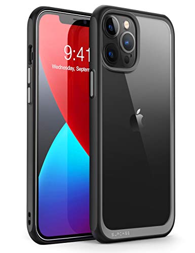 SupCase Unicorn Beetle Style Series Case Designed for iPhone 12 Pro Max (2020 Release) 6.7 Inch, Premium Hybrid Protective Clear Case (Black)