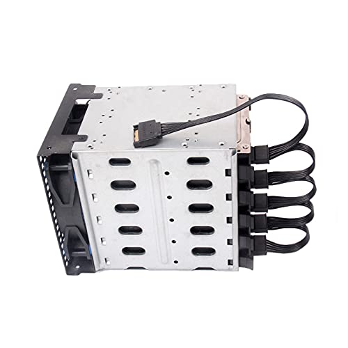 RGEEK SATA Power Splitter Cable, 15 Pin SATA to 5 SATA Power Splitter Cable Apply for HDD、SSD、Optical Drives Sata Power Cable -24 Inches