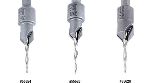 Amana Tool - 55622 Carbide Tipped 82° Countersink Taper #6 Screw 3/8 Dia x 3/32 Dril