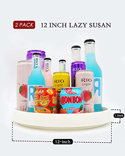 2pcs 12inch Lazy Susan and 1pc 2tier 10inch Lazy Susan