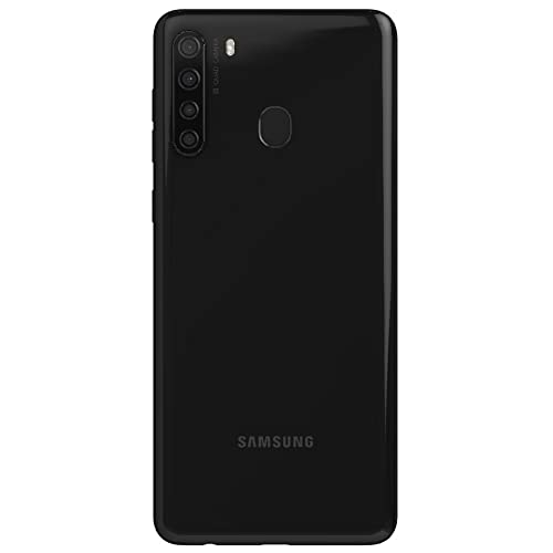 Samsung Galaxy A21 GSM Unlocked Android Cell Phone, US Version Smartphone, 32GB Storage, Long-Lasting Battery, 6.5β Infinity Display, Quad Camera, Black (Renewed)