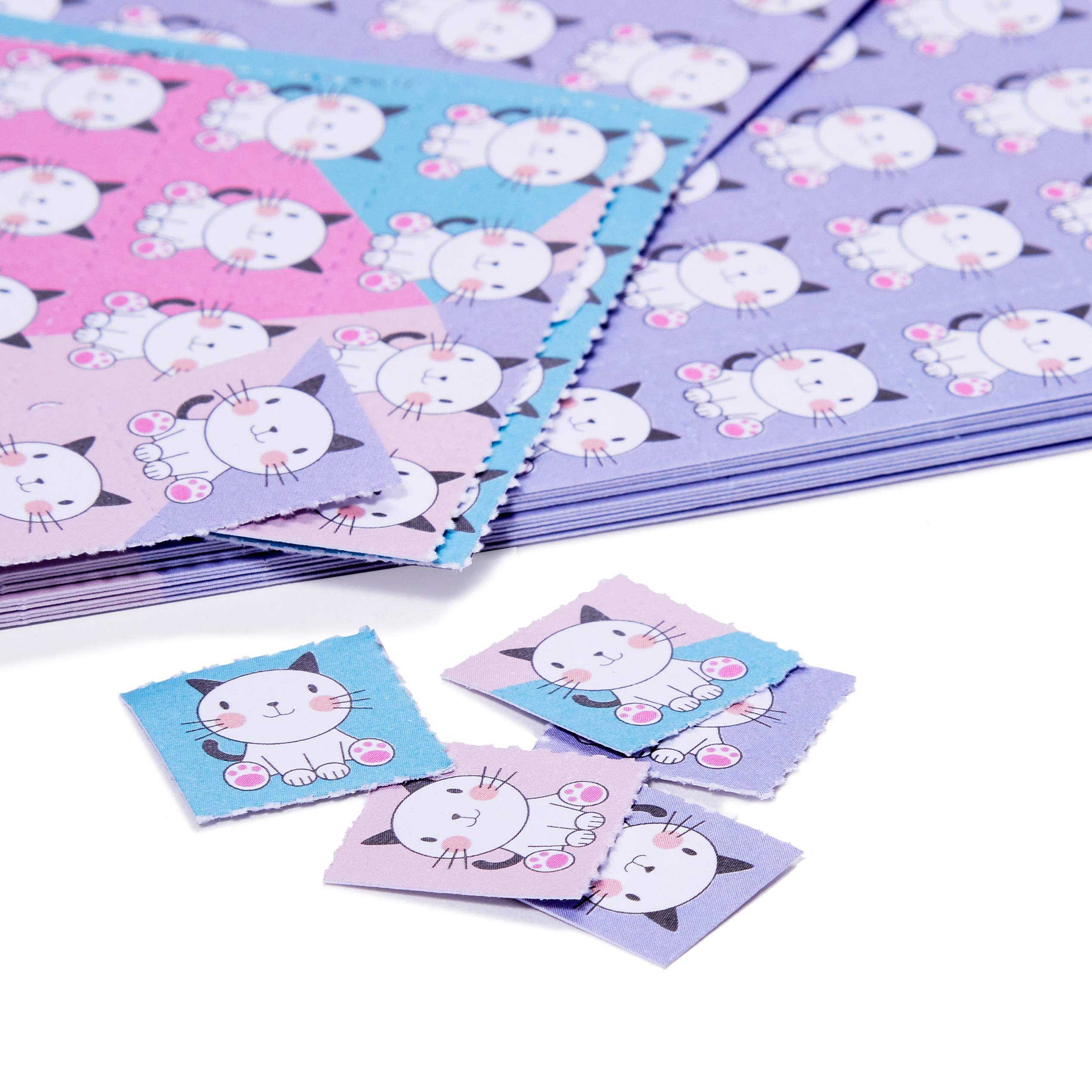 36 Pack Cat Themed Bingo Cards for Girls Birthday Party, Pet Kitten Themed Game with Caller Chips (5x7 in)