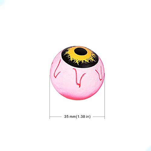 Halloween Party Decorations Supplies Indoor - Fake Eyes Eyeballs Horror Scary Outdoor Stuff 35mm (1.38") 8Pcs Simulation Props Favors