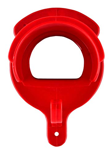 JeffersEquine Plastic Bridle Bracket Bridle Halter Hanger Rack Red