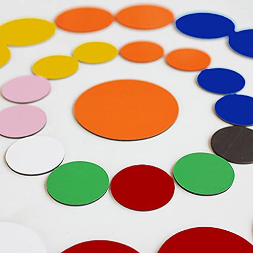 Round Floor Stickers, 6 Inch Spot Markers Floor Spots Self Adhesive Vinyl Stickers Classroom Dot Spots for Preschool and Kindergarten Elementary Teachers (60PCS)