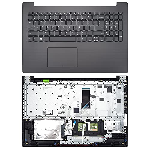 Replacement Upper Palmrest Keyboard with Touchpad for Lenovo ideaPad 320-15 320-15ABR 320-15IAP 320-15IKB 320S-15ISK 320S-15IKB 330-15IKB 330-15IGM 330-15AST 330-15ARR Series Laptop US Layout - Gray