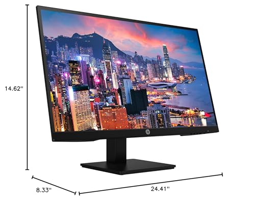 HP P27h G4 27 Inch FHD IPS LED-Backlit LCD Monitor Bundle with HDMI, Blue Light Filter, MK270 Wireless Keyboard and Mouse Combo, Gel Pad