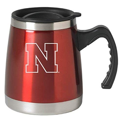 16 oz Stainless Steel Coffee Tumbler - Nebraska Cornhuskers