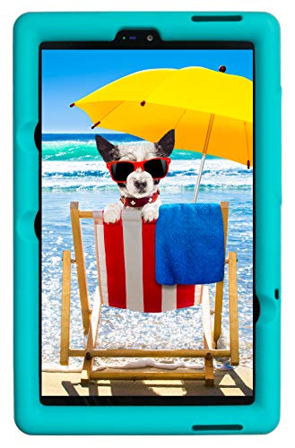 BobjGear Bobj Rugged Tablet Case for Lenovo Tab M8 HD TB-8505FS, TB-8505XS and 3rd Gen TB-8506FS, TB-8506XS Kid Friendly (Terrific Turquoise)