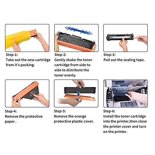 Chyumink Remanufactured Replacement for HP 128A CE320A Black Toner Cartridges use with Color CP1523n CP1525nw CM1415fnw CP1525n CM1415fn - 1 Pack