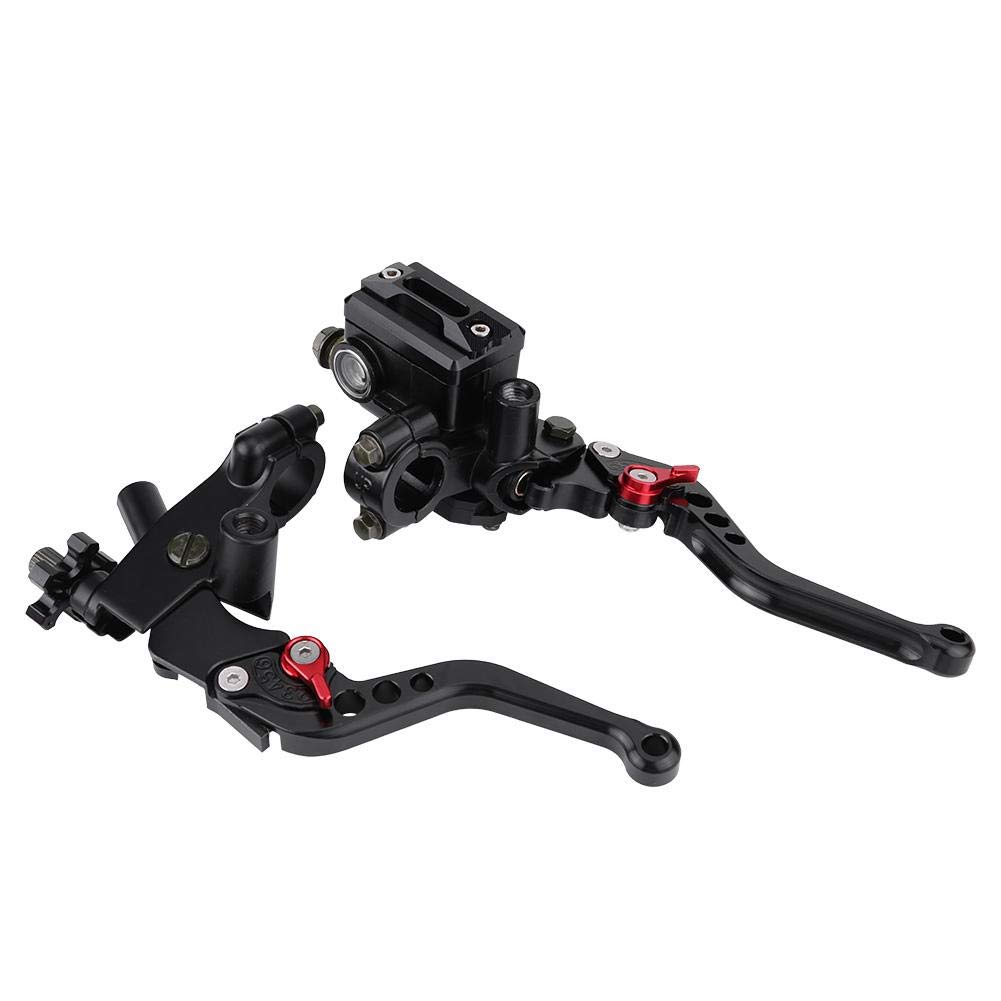 7/8" 22mm Handlebar Brake Master Cylinder Lever, Brake Lever Motorcycle Clutch for ATV Quad Moped Pit Dirt Bike Kids Motorcycle, 1 Pair - Left and Right Side