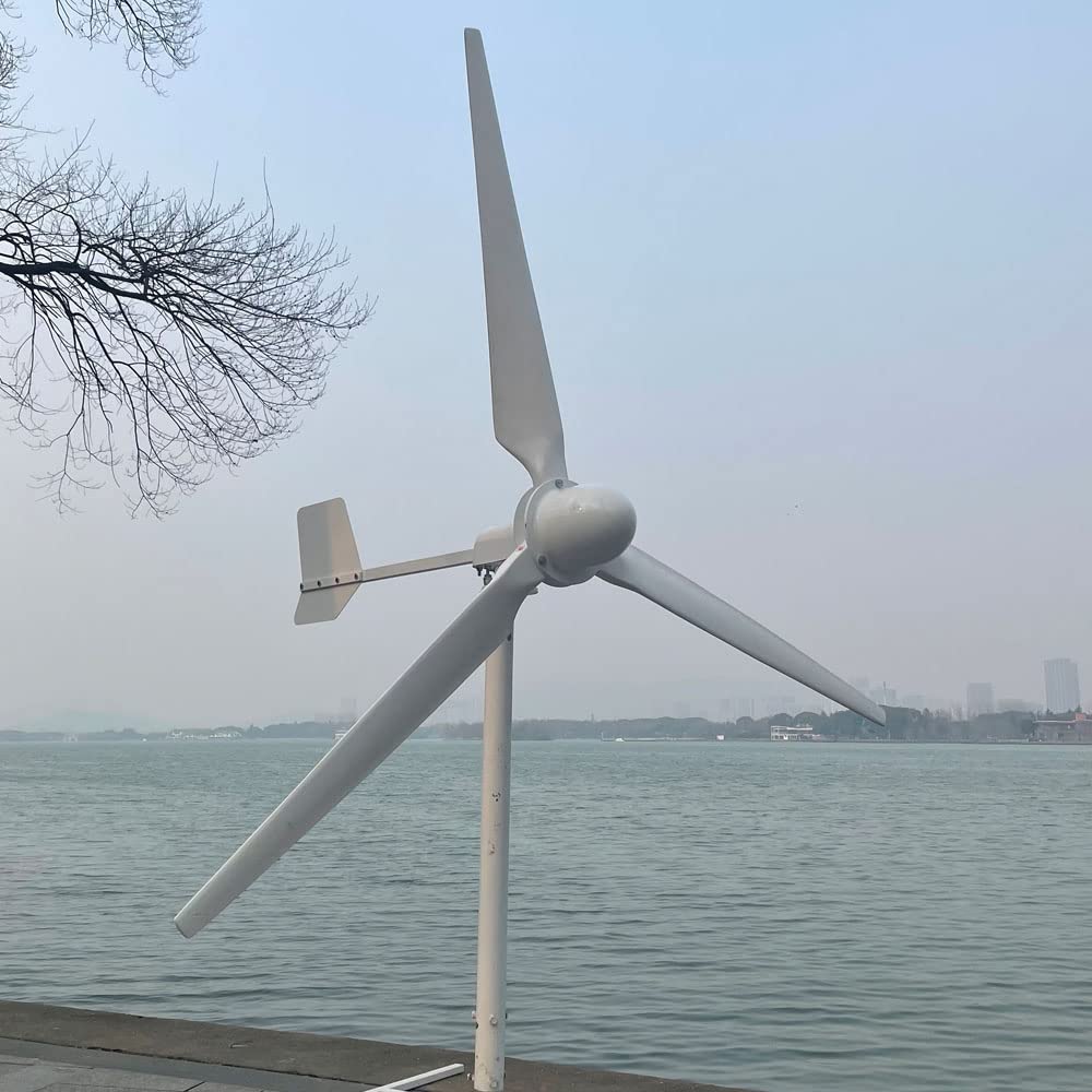 3000W Horizontal Wind Turbine 48v 96v 220v AXIS Permanent Magnet 3KW Wind Generator High Efficiency Free Power (3000W, 48V)