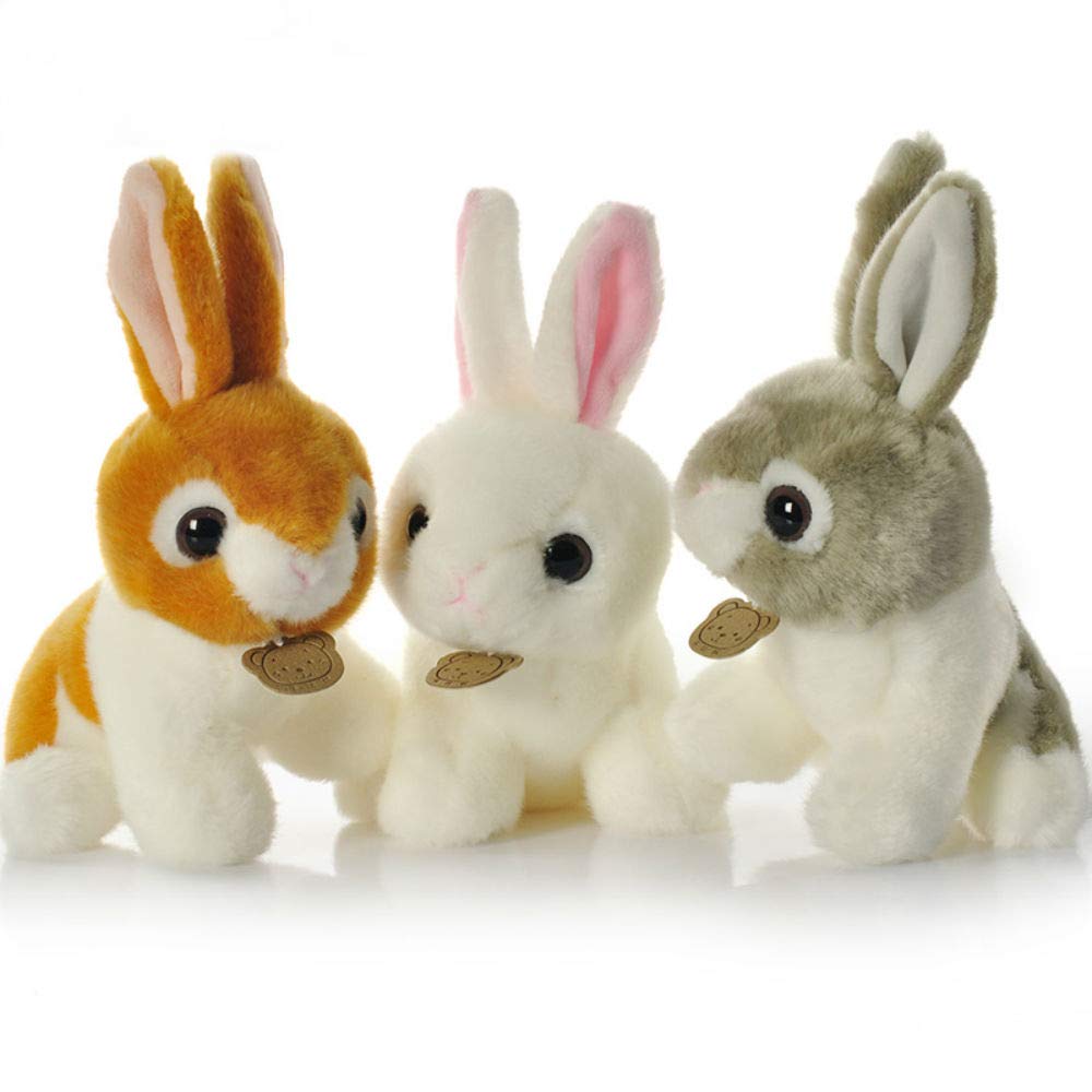 3 Pack Rabbit Plush Toy Bunny Stuffed Animal Toy Plush Animal Doll