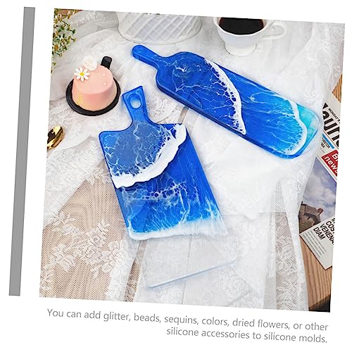 2Pcs Jewelry molds for epoxy Resin Hand Mold de resina epoxica epoxy Resin molds Jewelry Tray de para gelatinas Silicone molds Handle Accessories Silica Gel