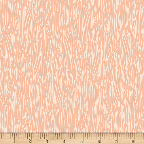 Art Gallery Fabrics Art Gallery Hello Bear Wild Wood Nectar Fabric, Orange