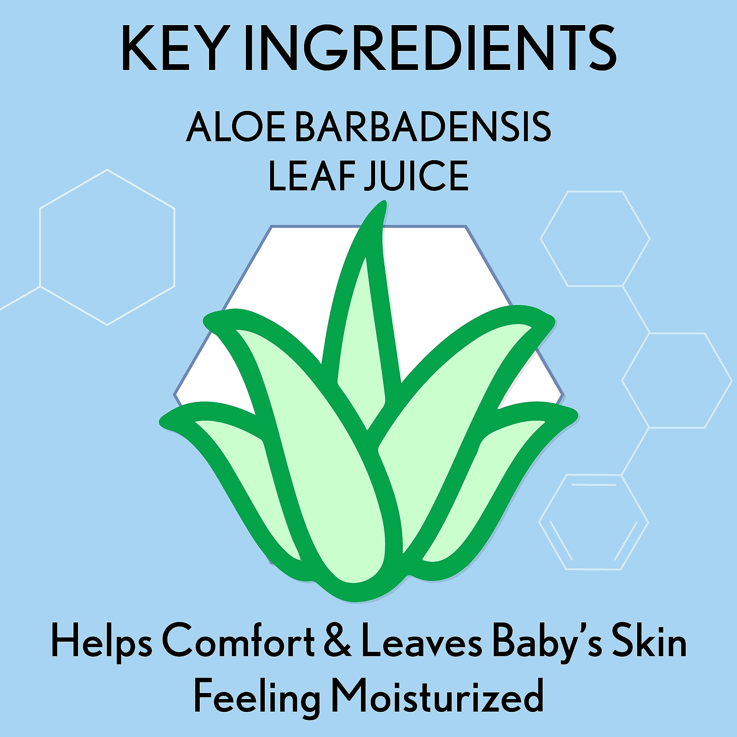 Aveeno Baby Sensitive All Over Wipes with Aloe & Natural Oat Extract for Face, Bottom, Hands & Body, pH-Balanced, Hypoallergenic, Fragrance-, Phenoxyethanol- & Alcohol-Free, 64 ct