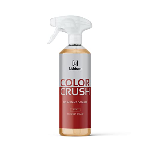 Color Crush- A rather intense approach to an Instant Detailer, Infused with color enhancing technology - Extremely Hydrophobic ingredients, Color Crush will outlast any detailer on the planet