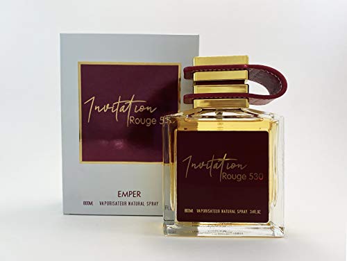 Emper Invitation Rouge 530, womens perfume, eau de toilette, vaporisateur natural spray (100 ml/ 3.4 Fl. Oz.)