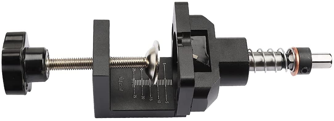 Sea Star 35mm Concealed Hinge Jig Boring Hole Drill Guide Cutter Bit Set Door Boring Hole Template and Bit for Cabinet Door Installation for Tool Carpenter (Black)
