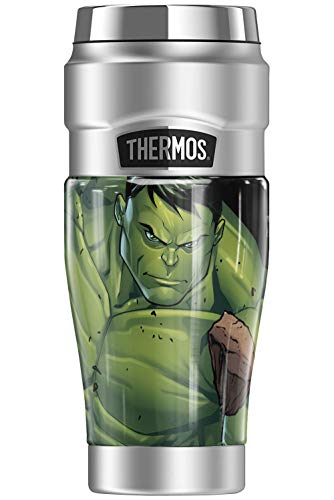 THERMOS MARVEL - Hulk Rubble STAINLESS KING Stainless Steel Travel Tumbler, Vacuum insulated & Double Wall, 16oz