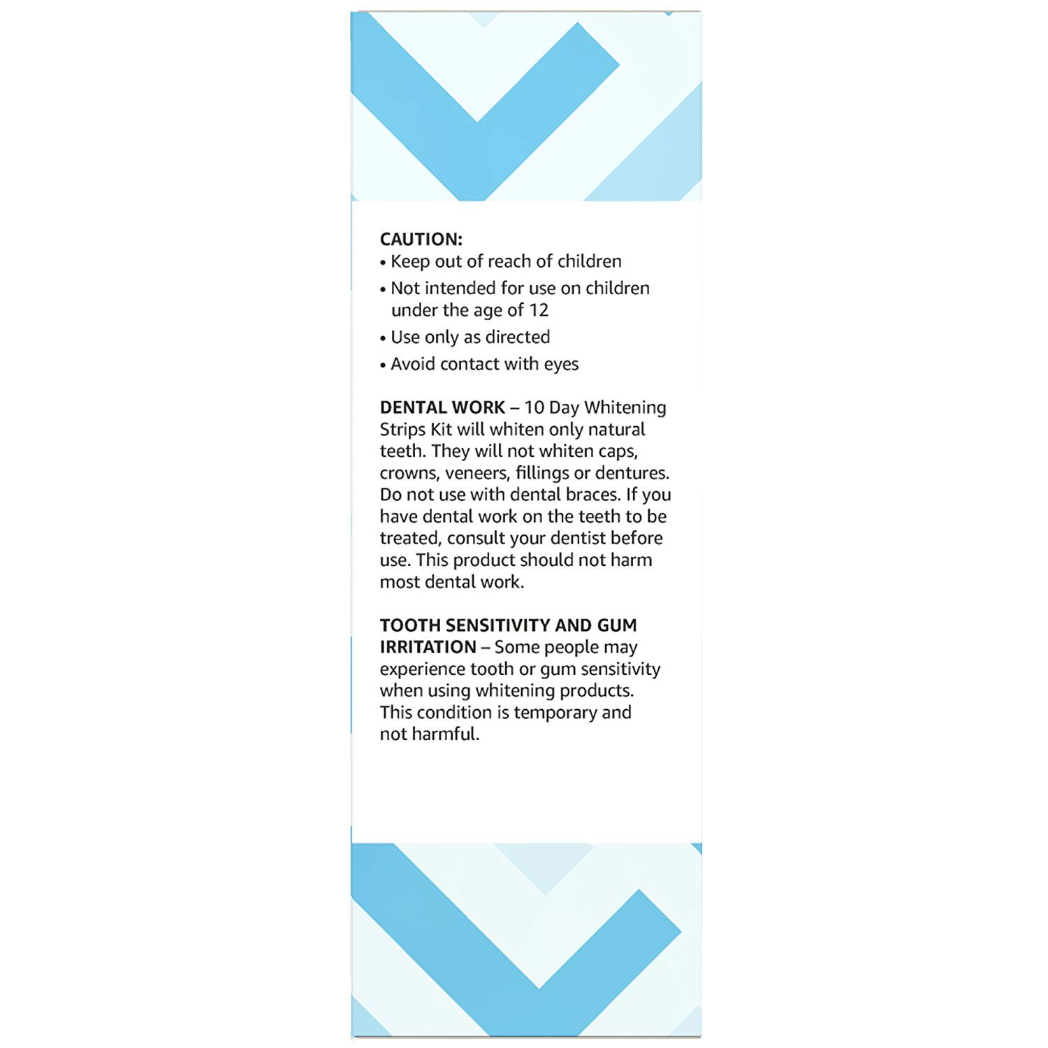 Amazon Brand - Solimo 10 Day Teeth Whitening Strips Kit, 10 Treatments