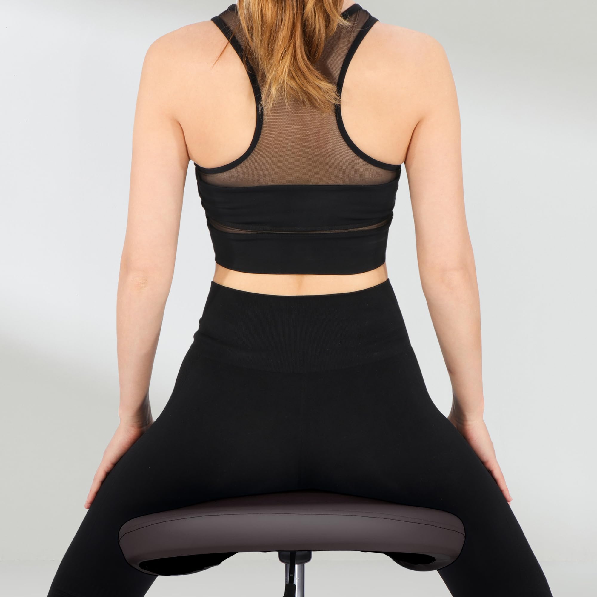 Master Massage Ergonomic Saddle Chair-Saddle Stool- Hydraulic Swivel Rolling Chair-Salon Clinical Tattoo Dentist Clinic Stool, Spas, Salons Stools, Workshop Office-Coffee