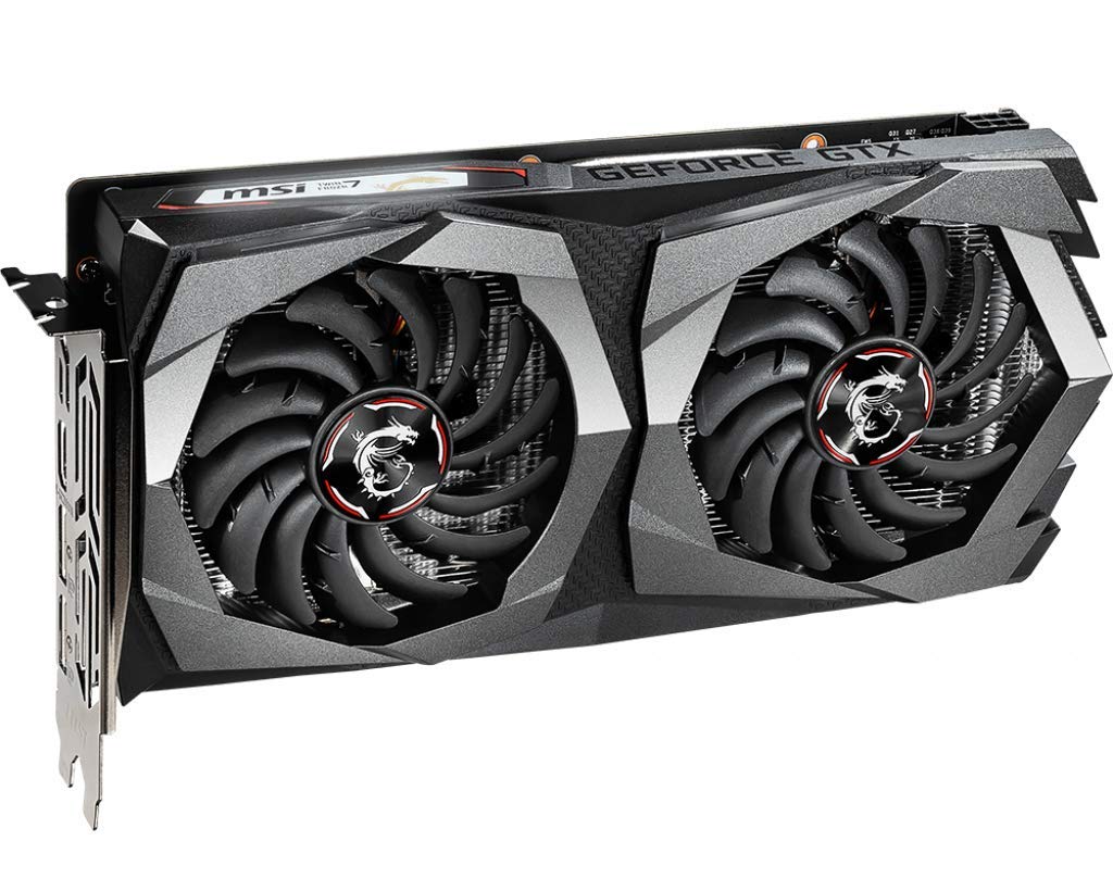 MSI Gaming GeForce GTX 1650 128-Bit HDMI/DP 4GB GDRR6 HDCP Support DirectX 12 Dual Fan VR Ready OC Graphics Card (GTX 1650 D6 Gaming X)