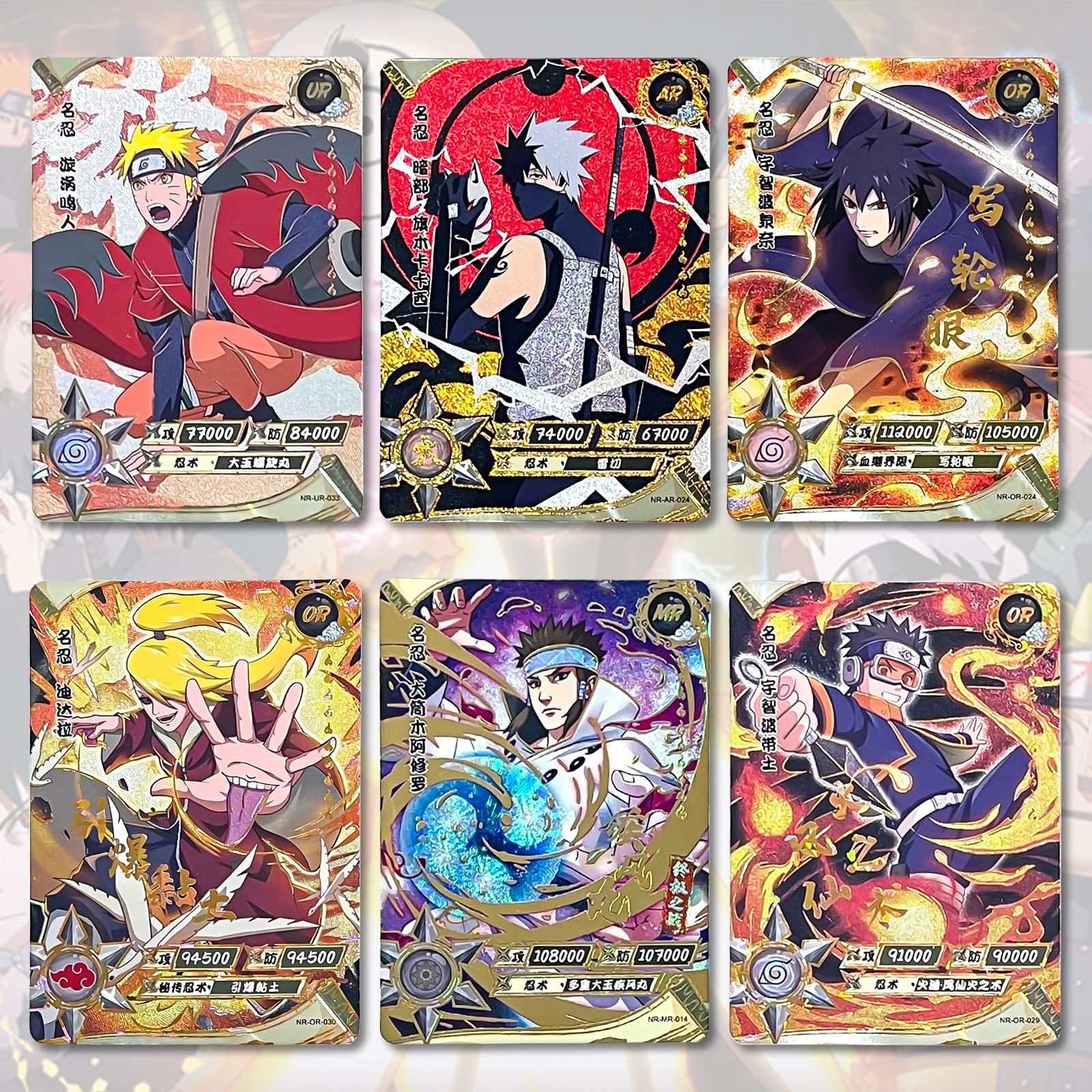 180 pcs Ninja Cards - Cards Booster Box Official Anime TCG CCG Collectable Playing/Trading Card Pack Packed in Individually customised Special Storage Box