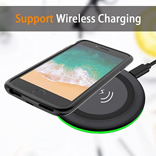 AFTRYOUGO Battery Case for iPhone 12/12 Pro(6.1 inches),7000mAh Ultra-Thin Portable Charger case, Supports MagSafe Wireless Charging, Compatible with iPhone 12 / iPhone 12 Pro (XDL-640MW)-Black