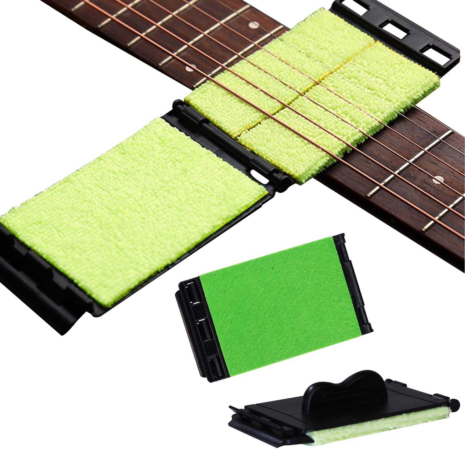 2 Pack Guitar String Cleaner, Used for Cleaning String and Fretboard, Guitar Fretboard Cleaning Maintenance Care Kit for Guitar/Bass/Mandolin/Ukulele