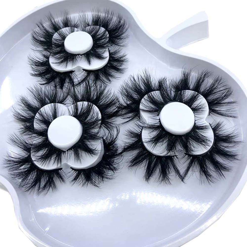 HBZGTLAD 9 pairs Natural Long False Eyelashes 25mm 5d Mink Eyelashes Thick Full Strip Lashes Luxury Makeup Dramatic Lashes 3D Mink Lashes (KD-111)