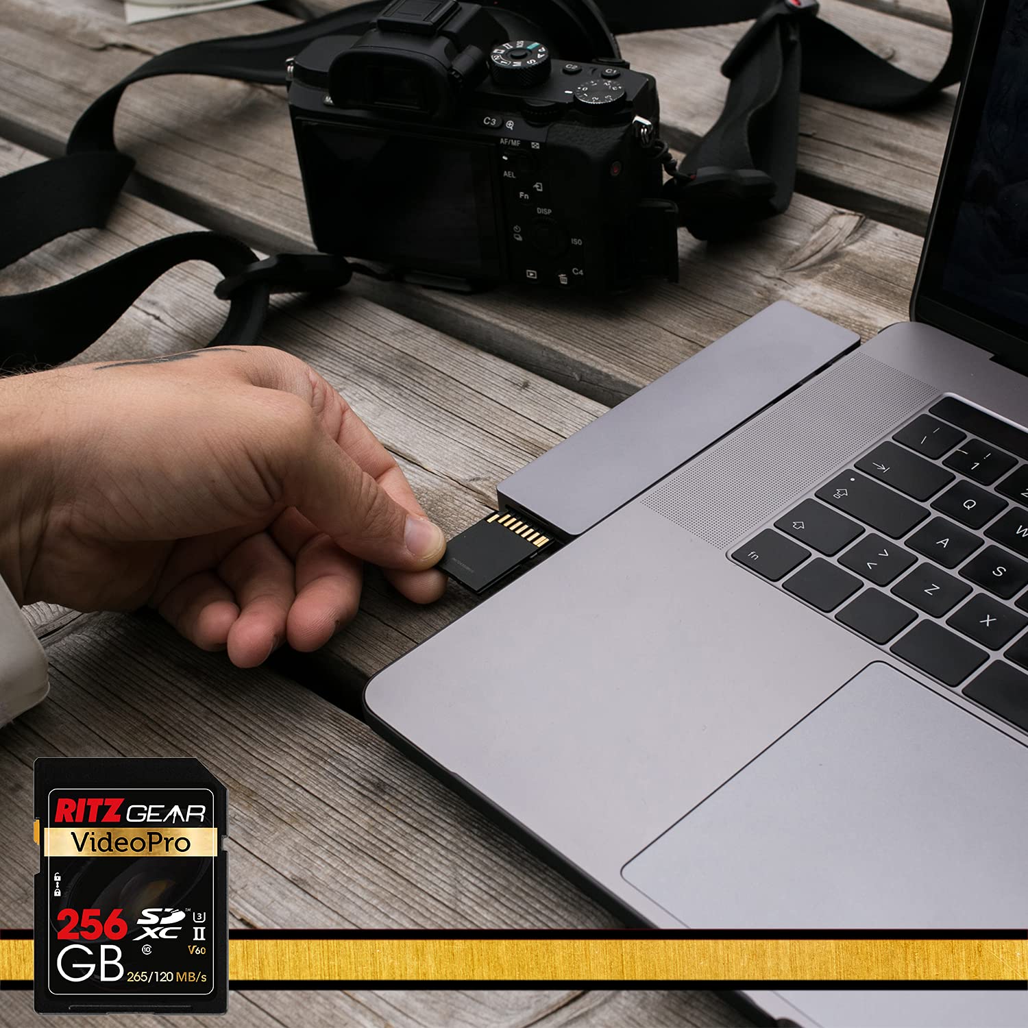 SD UHS-II 256GB SDXC Memory Card U3 V60 A1 (2-Pack) Extreme Performance Video Pro SD Card (R 265mb/s 120mb/s Write) Well-Suited for Video, Including 4K,8K, 3D, Full HD Video