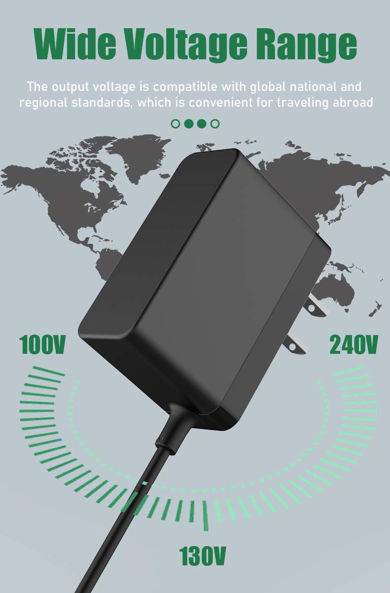 Bouge 4.3V Philips Norelco One Blade Charger Compatible with Norelco Oneblade QP2520 / 90, QP2520 / 70, QP2520 / 72, (Fits Only) Razor Charging Cord, Replace A00390 4.3V 70mA Power Supply Plug