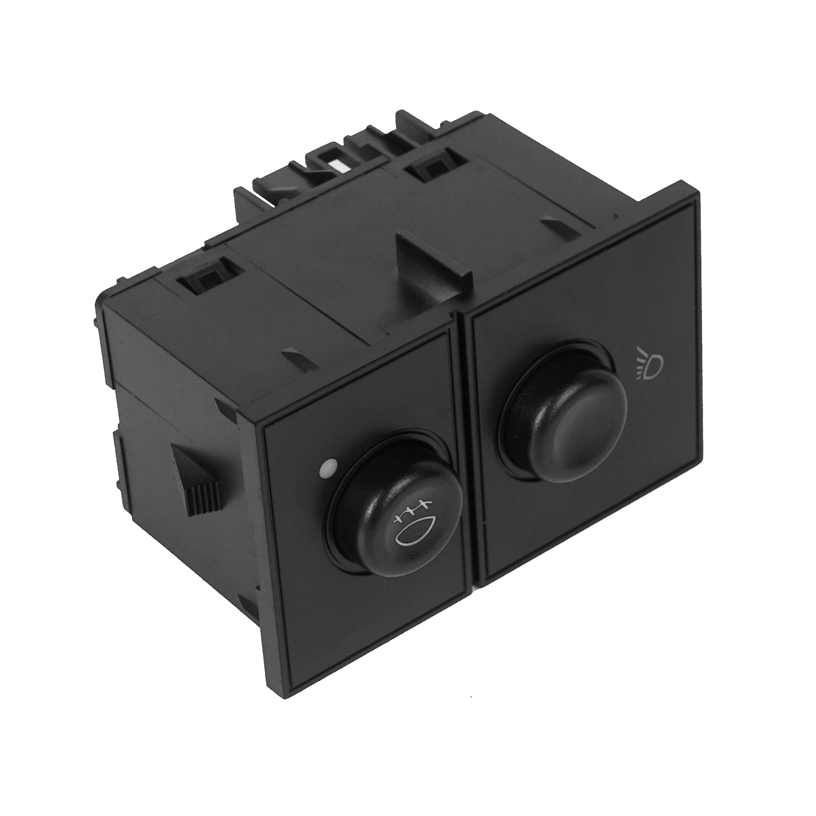 15143597 Cargo and Fog Lamp Switch Replacement for 2003-2007 GMC Sierra 1500 2500 3500 | Chevrolet Silverado 1500 2500 3500, 2003-2006 Cadillac Escalade EXT, Replace# 1S14820,15076588